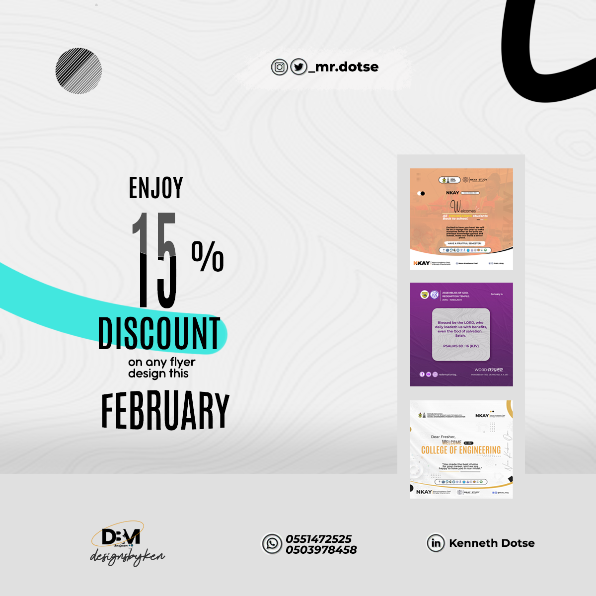 Graphic Design Portfolio: Kenneth Dotse